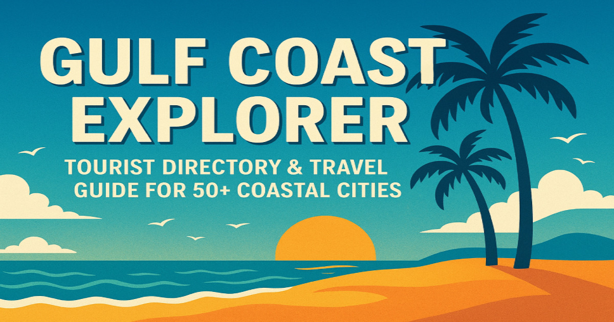 Gulf Coast Tourist Directory - Complete Travel Guide for 50+ Coastal ...